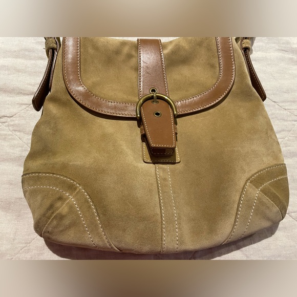 Coach | Bags | Coach Suede Crossbody | Poshmark